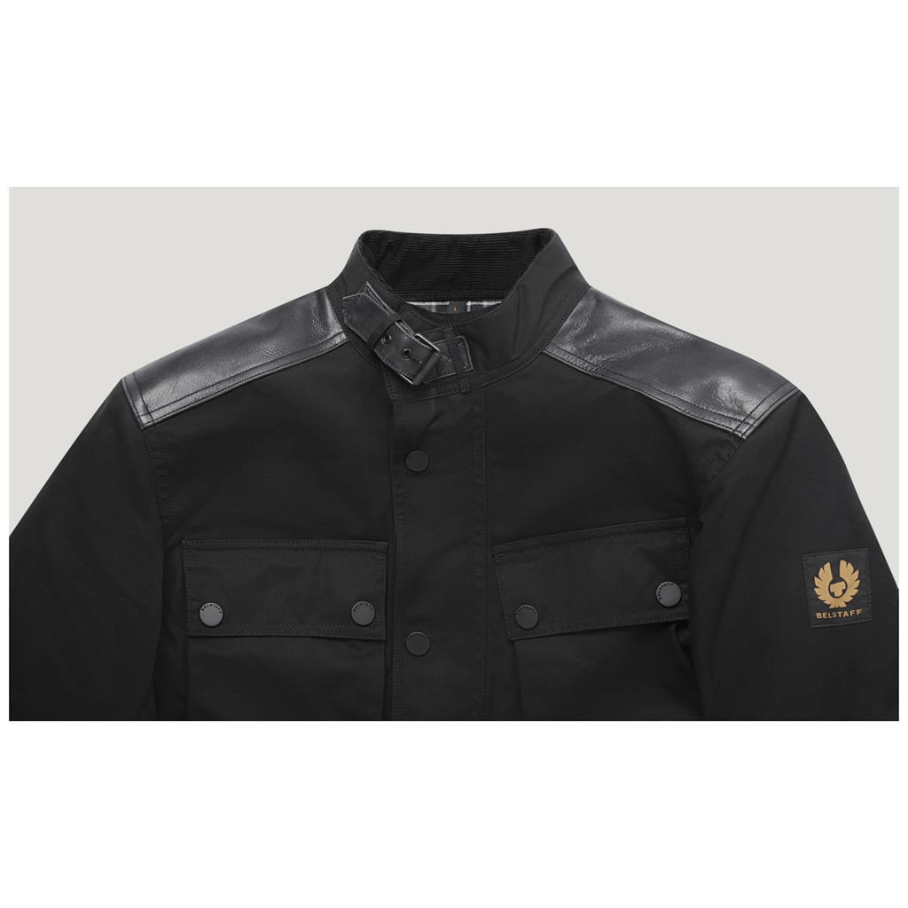 BELSTAFF TRACKMASTER ULTRACORE 8OZ JACKET - BLACK