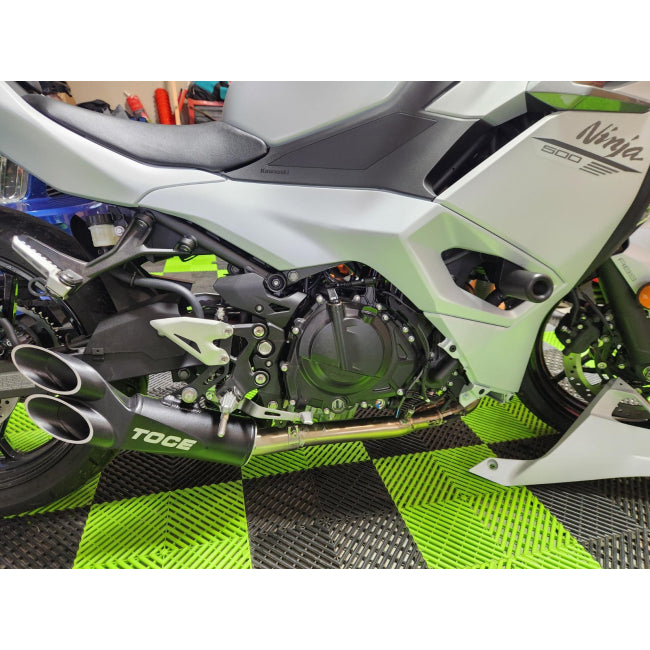TOCE RAZOR TIP FULL EXHAUST SYSTEM - KAWASAKI NINJA 500 / Z500 2024-20