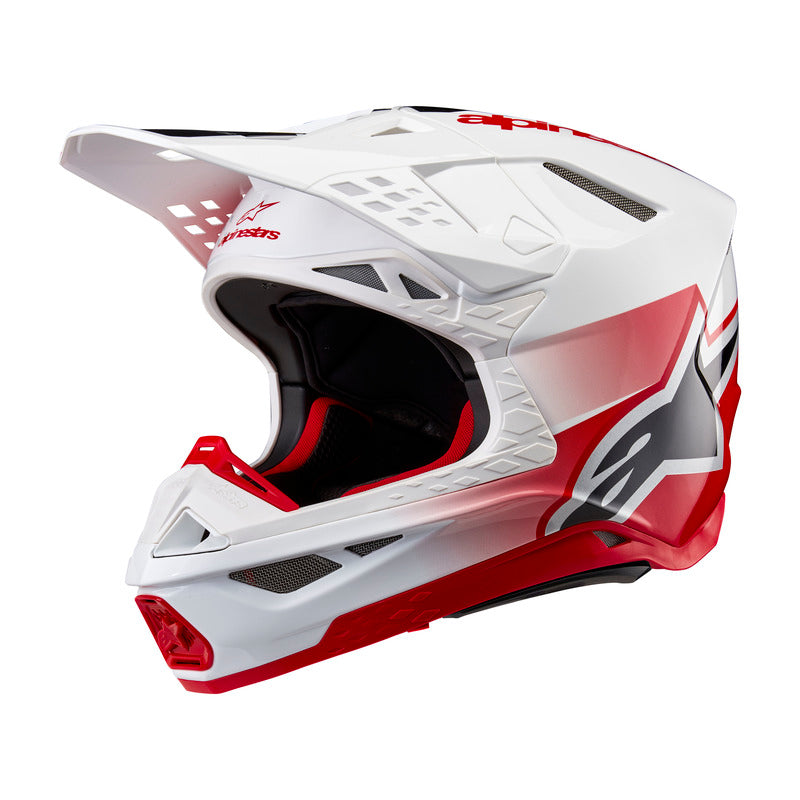 ALPINESTARS SUPERTECH SM10 UNITE HELMET - RED WHITE GLOSS