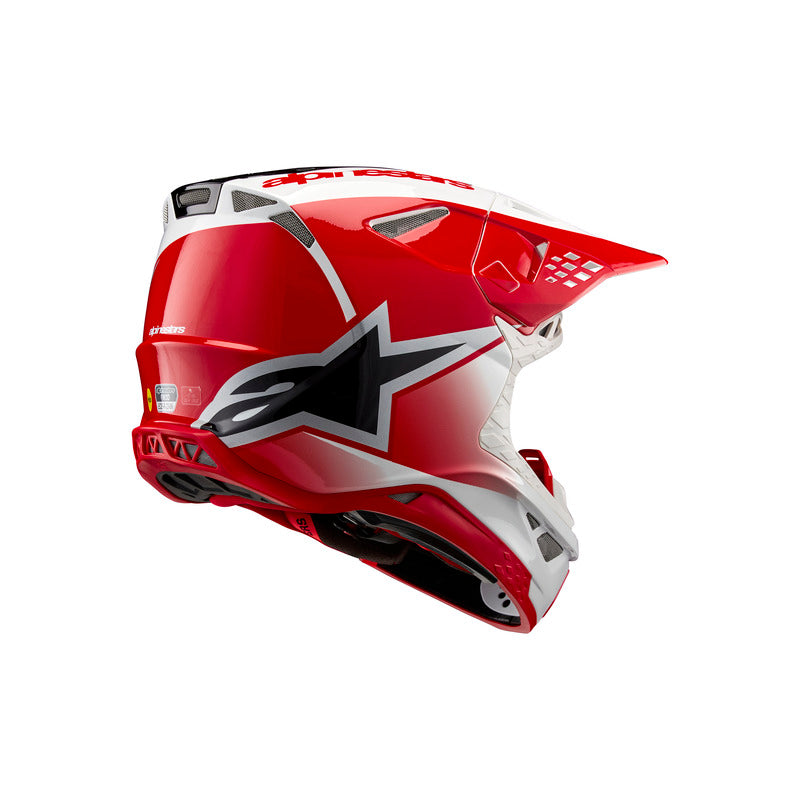 ALPINESTARS SUPERTECH SM10 UNITE HELMET - RED WHITE GLOSS