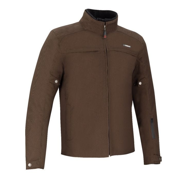 BERING ZANDER MOTORCYCLE JACKET MAROON BROWN