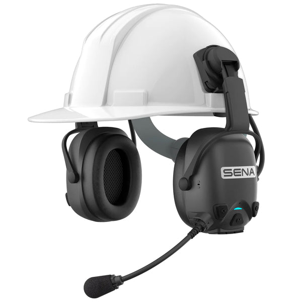 SENA CAST MESH HARD HAT MOUNT EARMUFF HEADSET BLUETOOTH COMMUNICATION