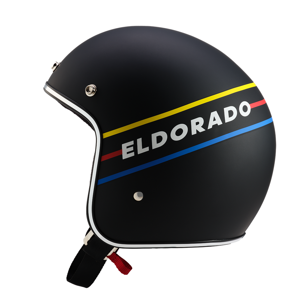 ELDORADO EXR HUNTER LOW PROFILE OPEN FACE MOTORCYCLE HELMET - AS/NZS 1