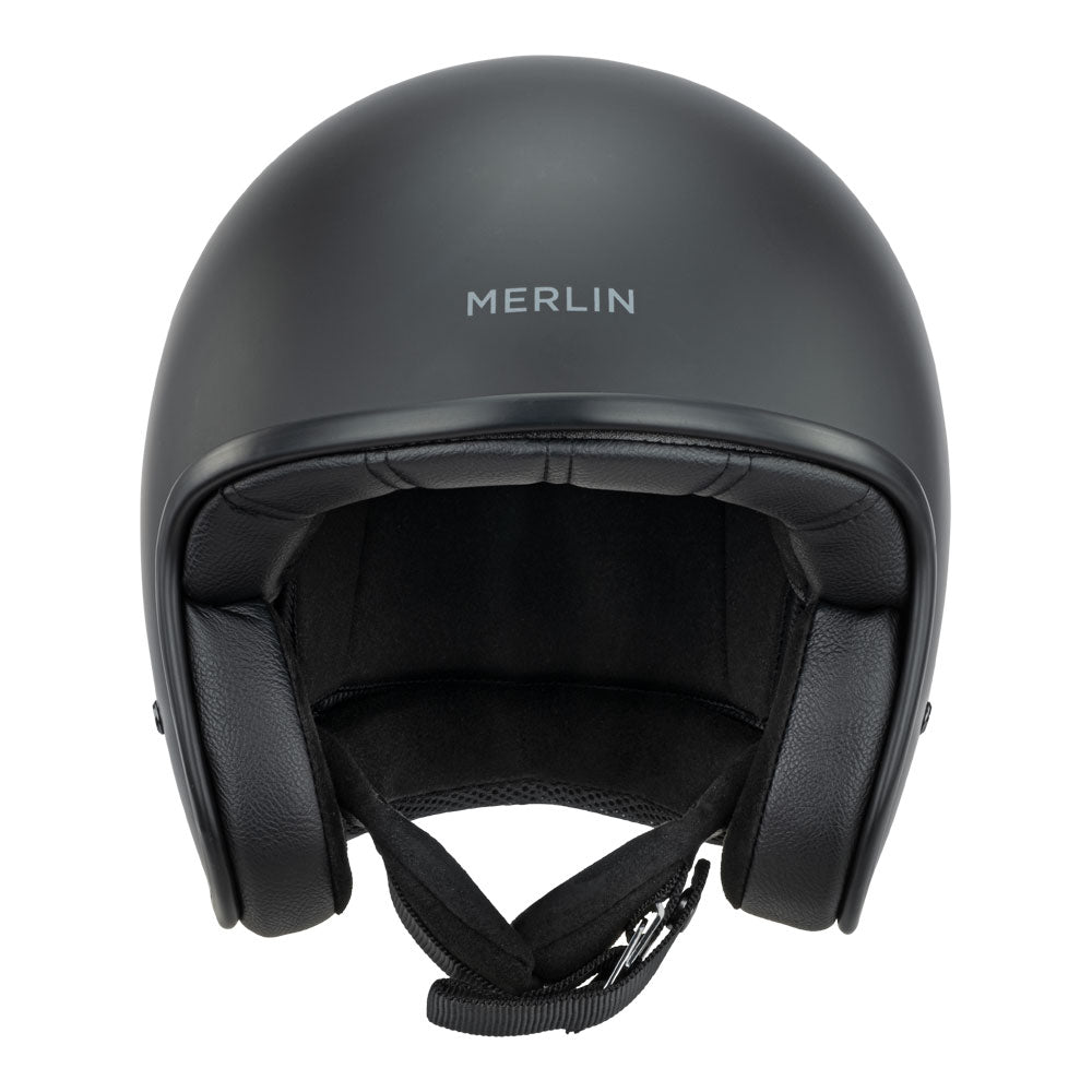 MERLIN BLACKBIRD MATT BLACK HELMET