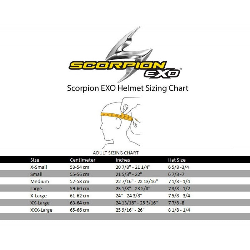 SCORPION EXO-520 EVO AIR BANSHEE PEARL WHITE/BLACK HELMET