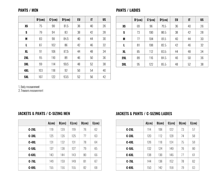 IXON VORTEX 3 LADY BLACK/ANTHRACITE/WHITE WOMENS LEATHER PANTS