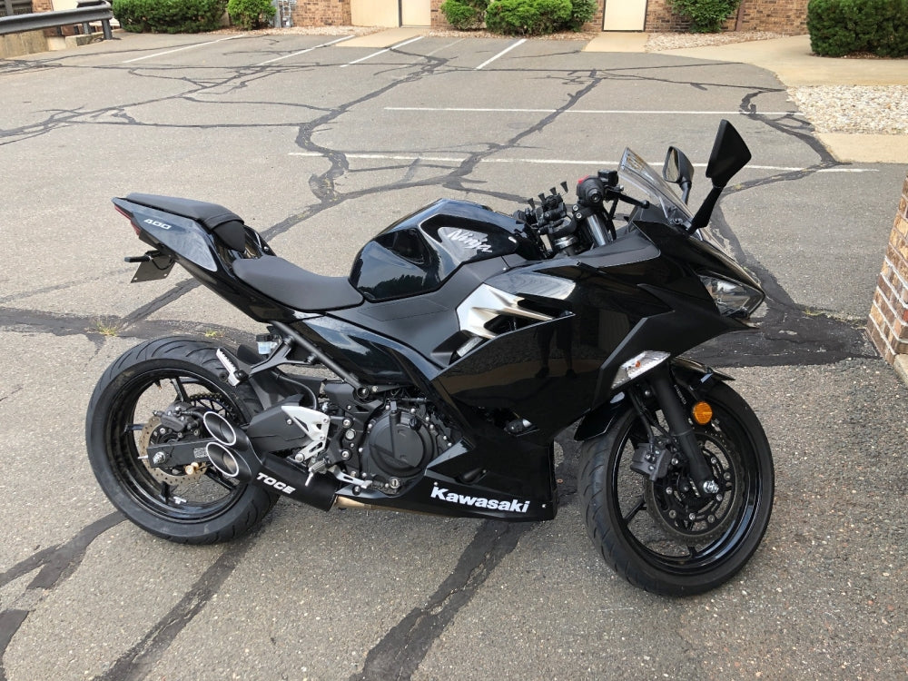 TOCE RAZOR TIP FULL EXHAUST SYSTEM - KAWASAKI NINJA 400 2018 2025