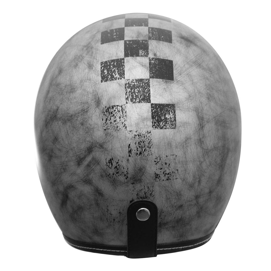 ORIGINE PRIMO SCACCO MOTORCYCLE HELMET - SILVER